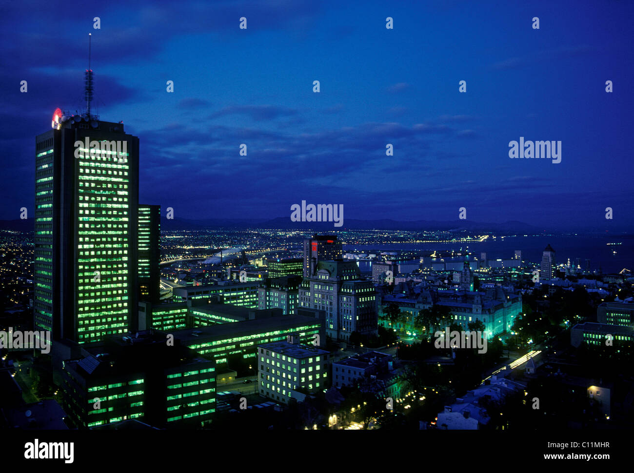 overview, Quebec City, Quebec Province, Canada, North America Stock ...