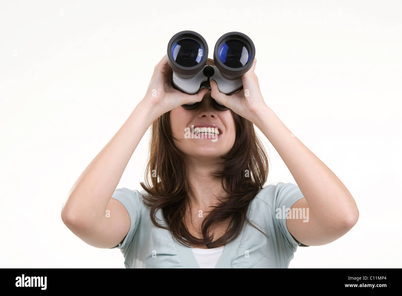 Beautiful woman looks forward hi-res stock photography and images - Alamy