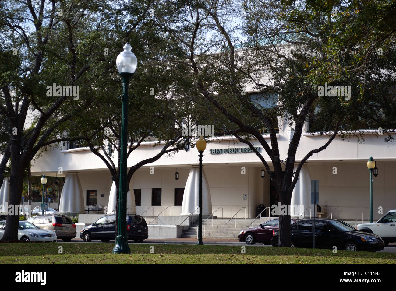 Marie Selby Library, Sarasota, Florida Stock Photo - Alamy