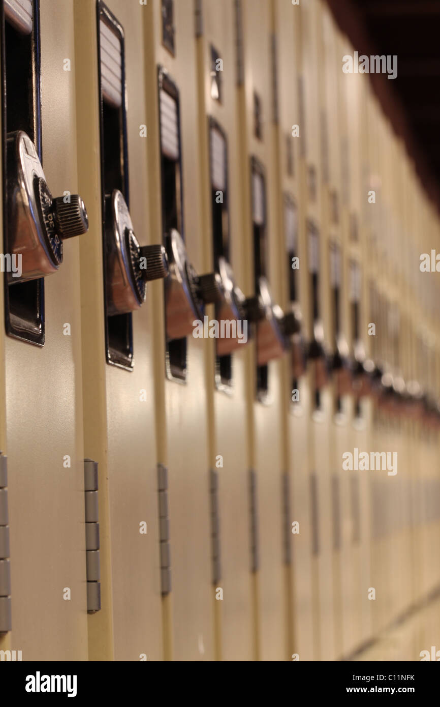 School Locker and with many locks Stock Photo - Alamy