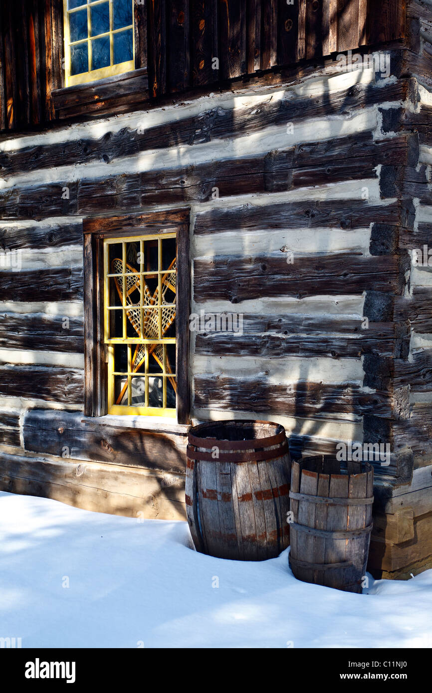 Log cabin village hi-res stock photography and images - Alamy
