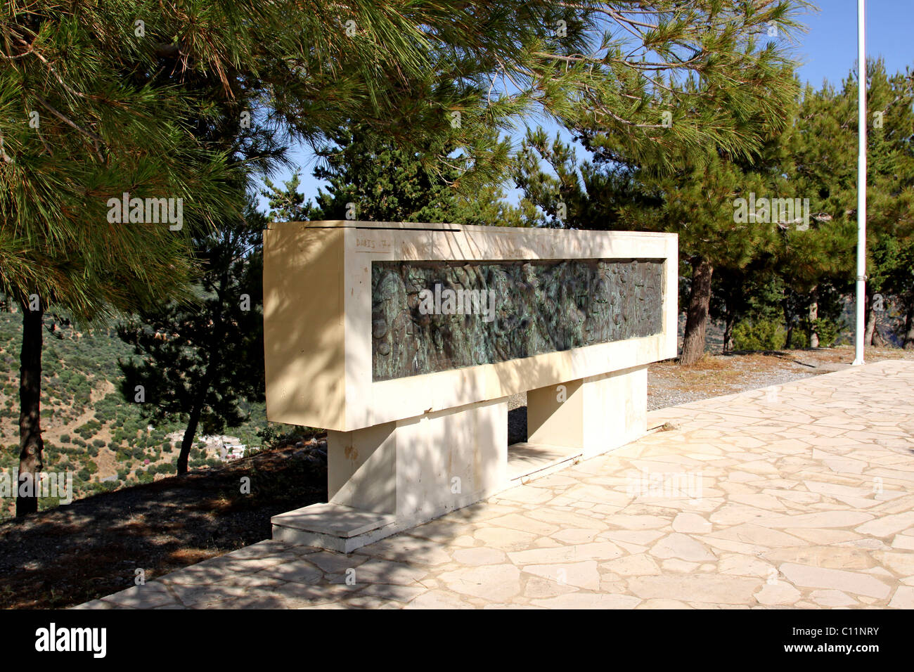 Memorial to the 440 people that executed here during the Second World ...