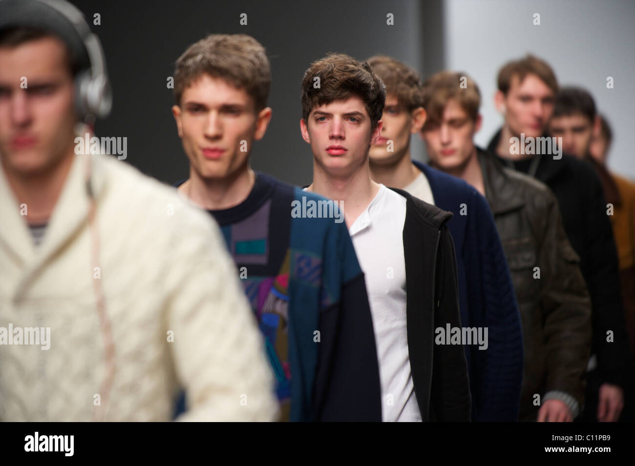 Male Catwalk Models High Resolution Stock Photography and Images - Alamy