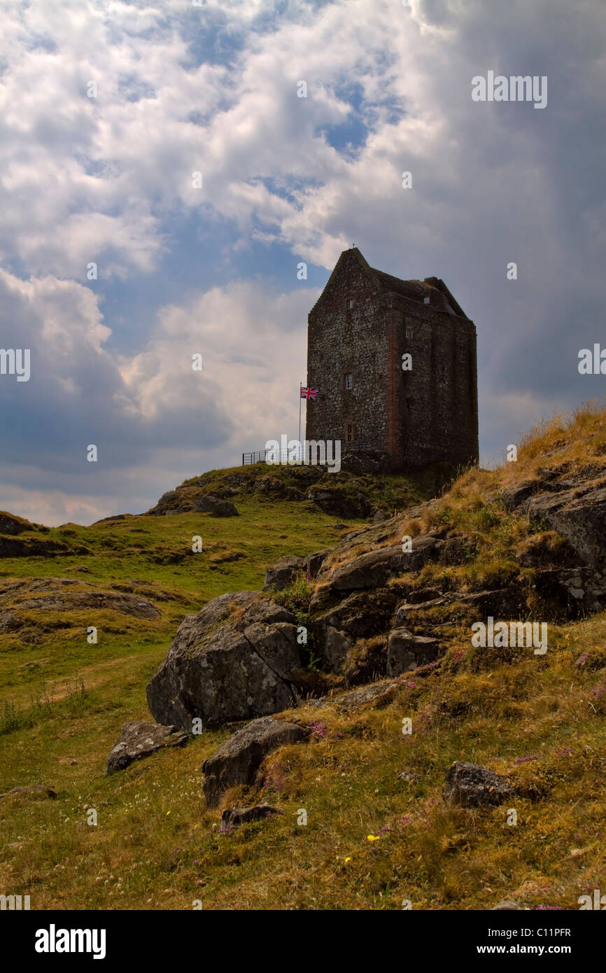 Smailholm Tower, Scottish Borders, Scotland Stock Photo - Alamy