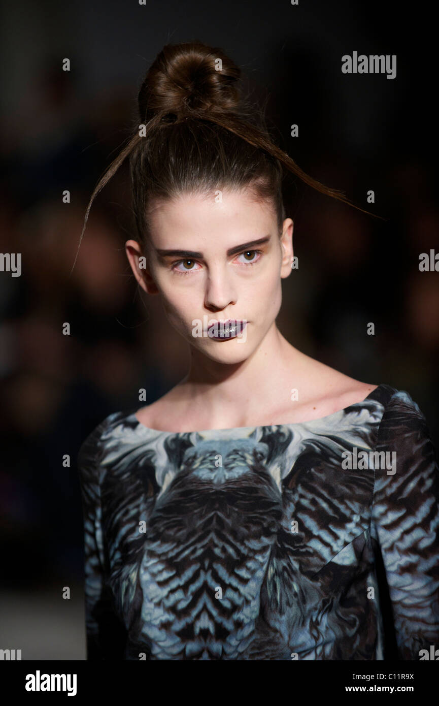 Models exhibit the Maria Grachvogel autumn 2011 collection at the Savoy ...