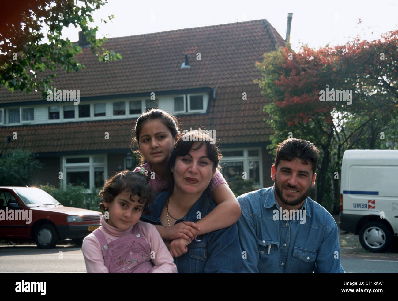 Asylum seekers family unit Stock Photo - Alamy