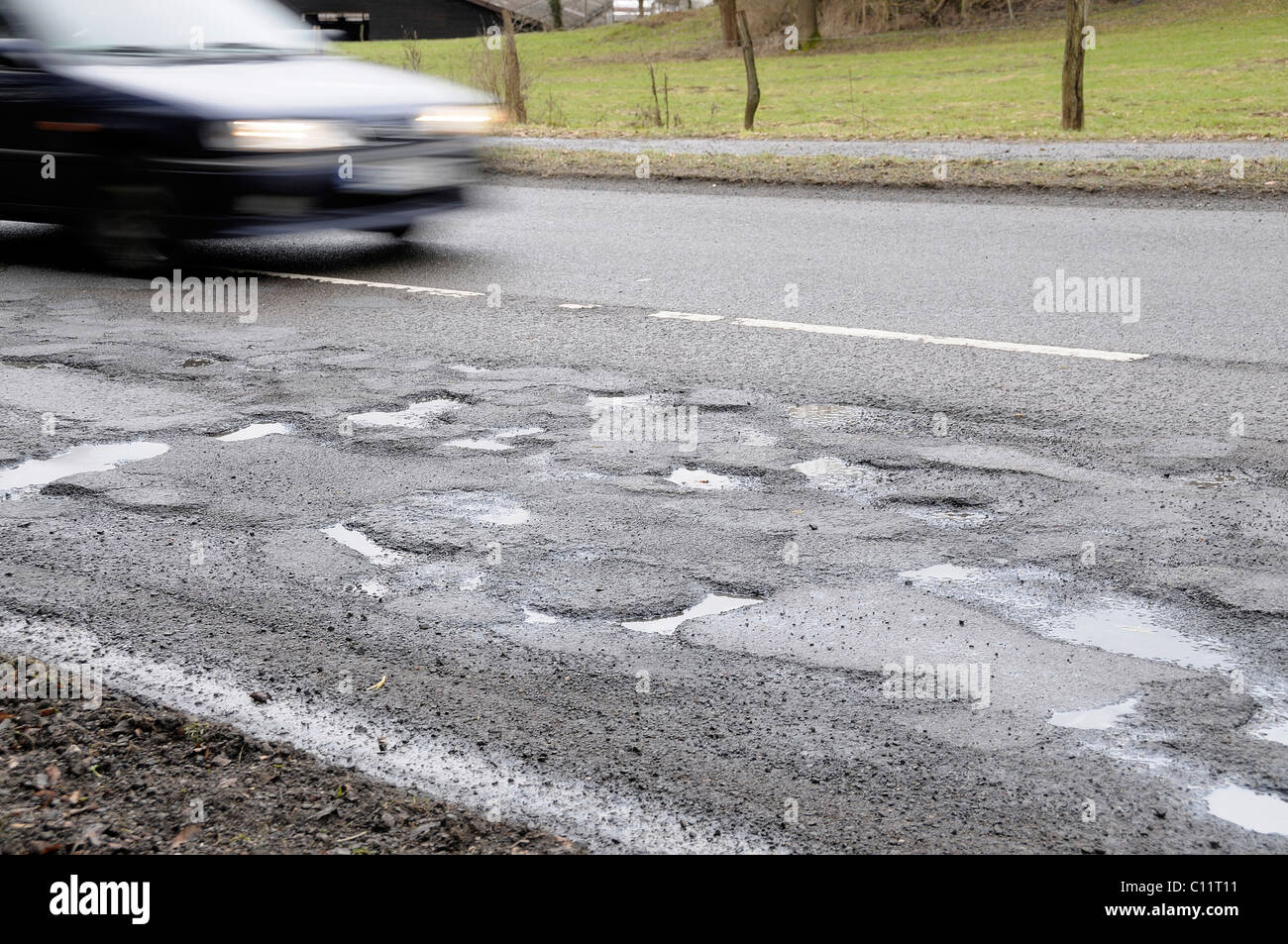 Road damage hi-res stock photography and images - Alamy