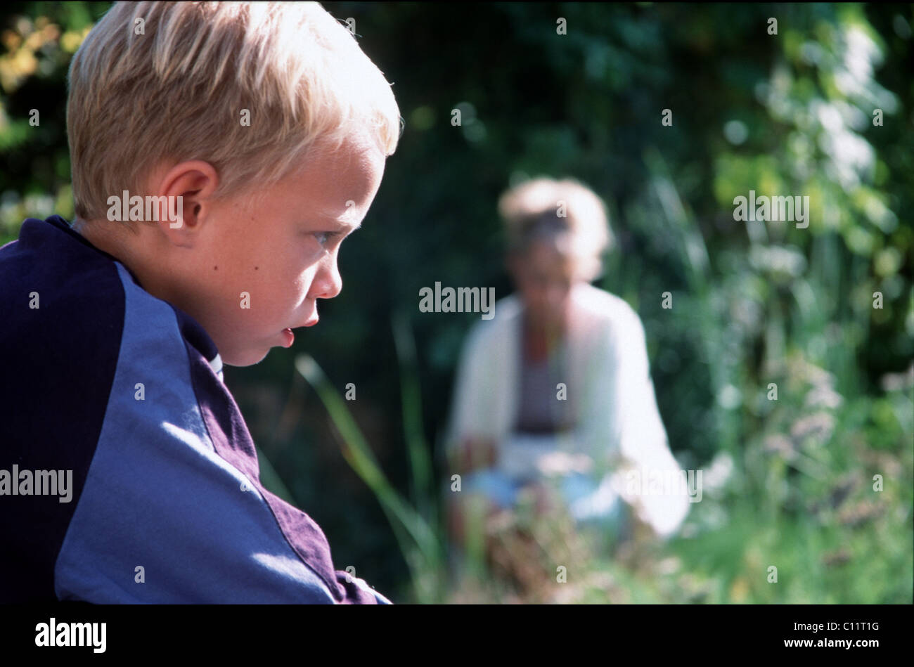 Moping mourning hi-res stock photography and images - Alamy