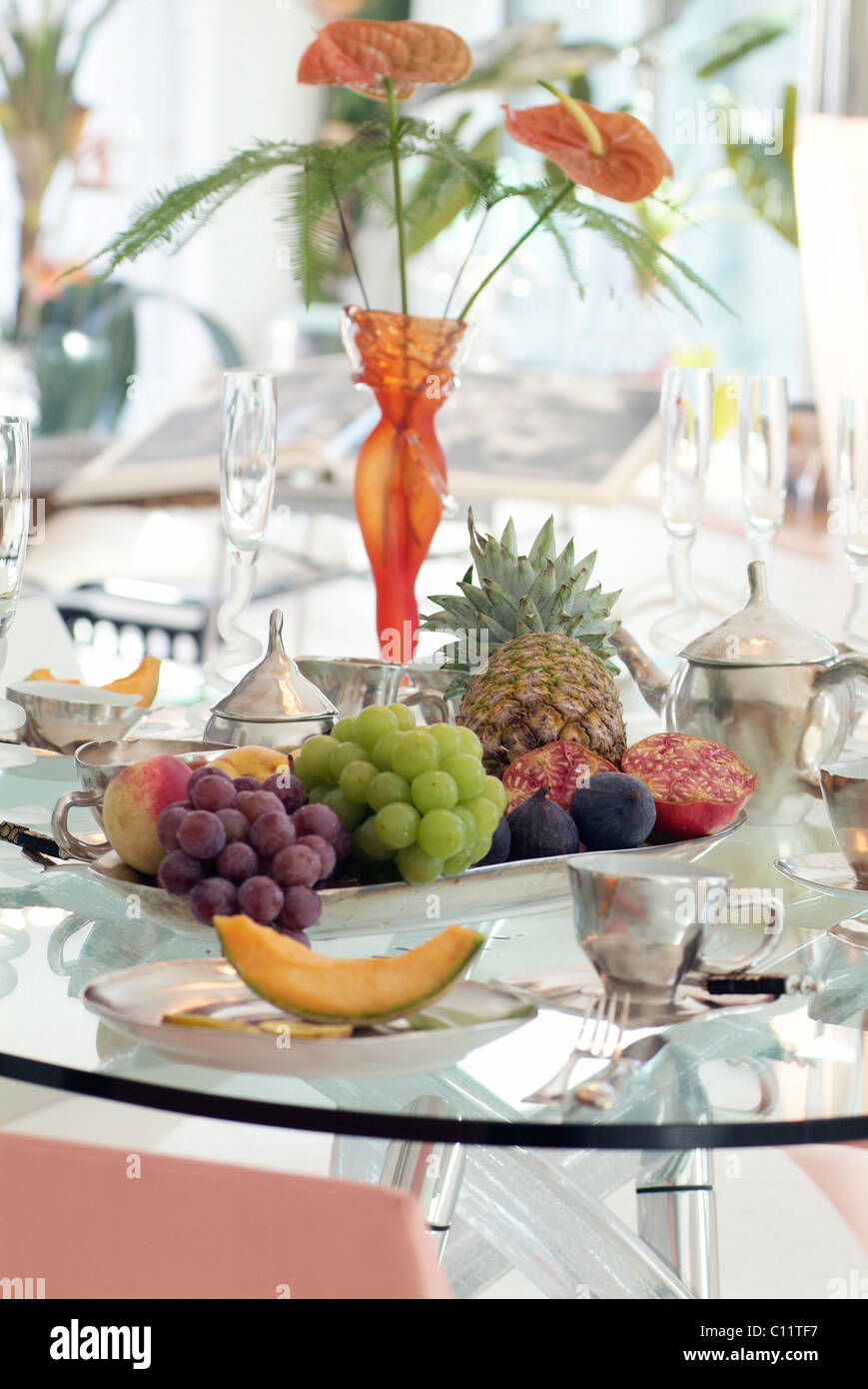 Dining Table With Fruit Stunning Faux Flower Dining Table Centerpiece