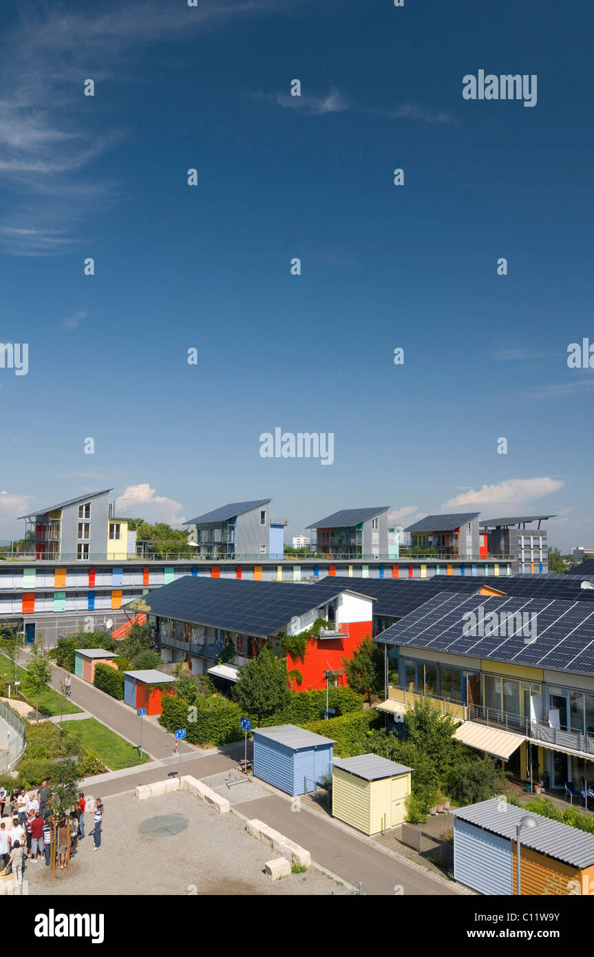 Solar community, Quartier Vauban, new residential area designed as ...
