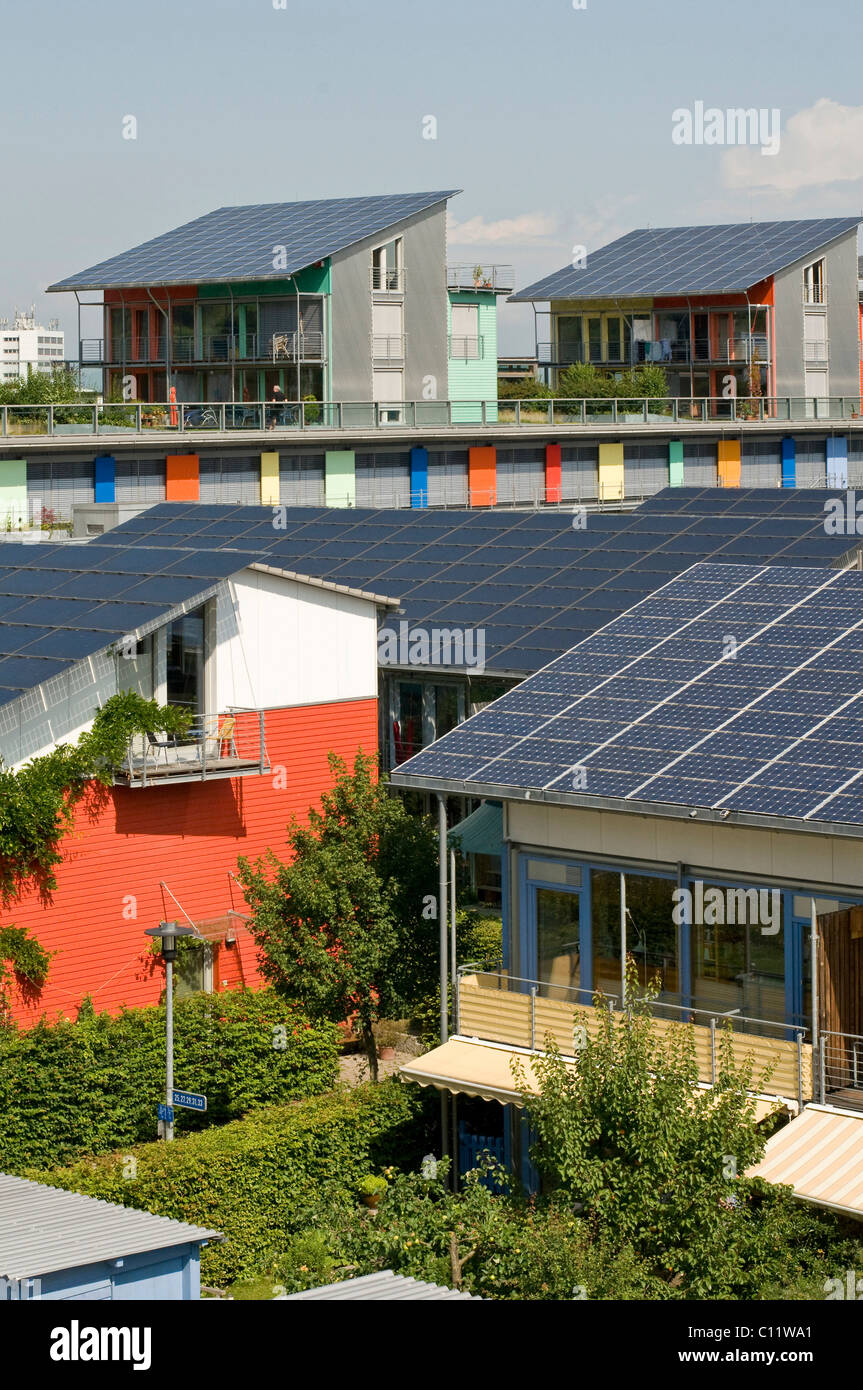 Solar community, Quartier Vauban, new residential area designed as ...