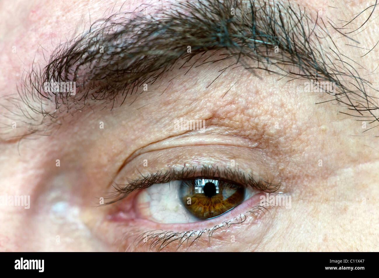 Close-up of a male eye Stock Photo - Alamy