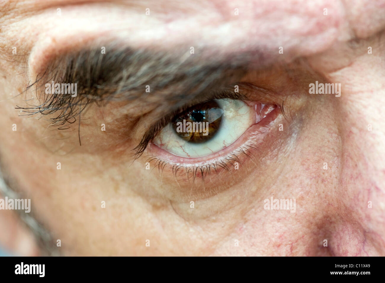 Close-up of a male eye Stock Photo - Alamy