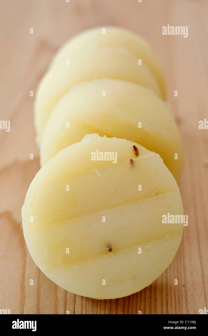 Harzer Roller, traditional rolled cheese from the Harz district Stock ...