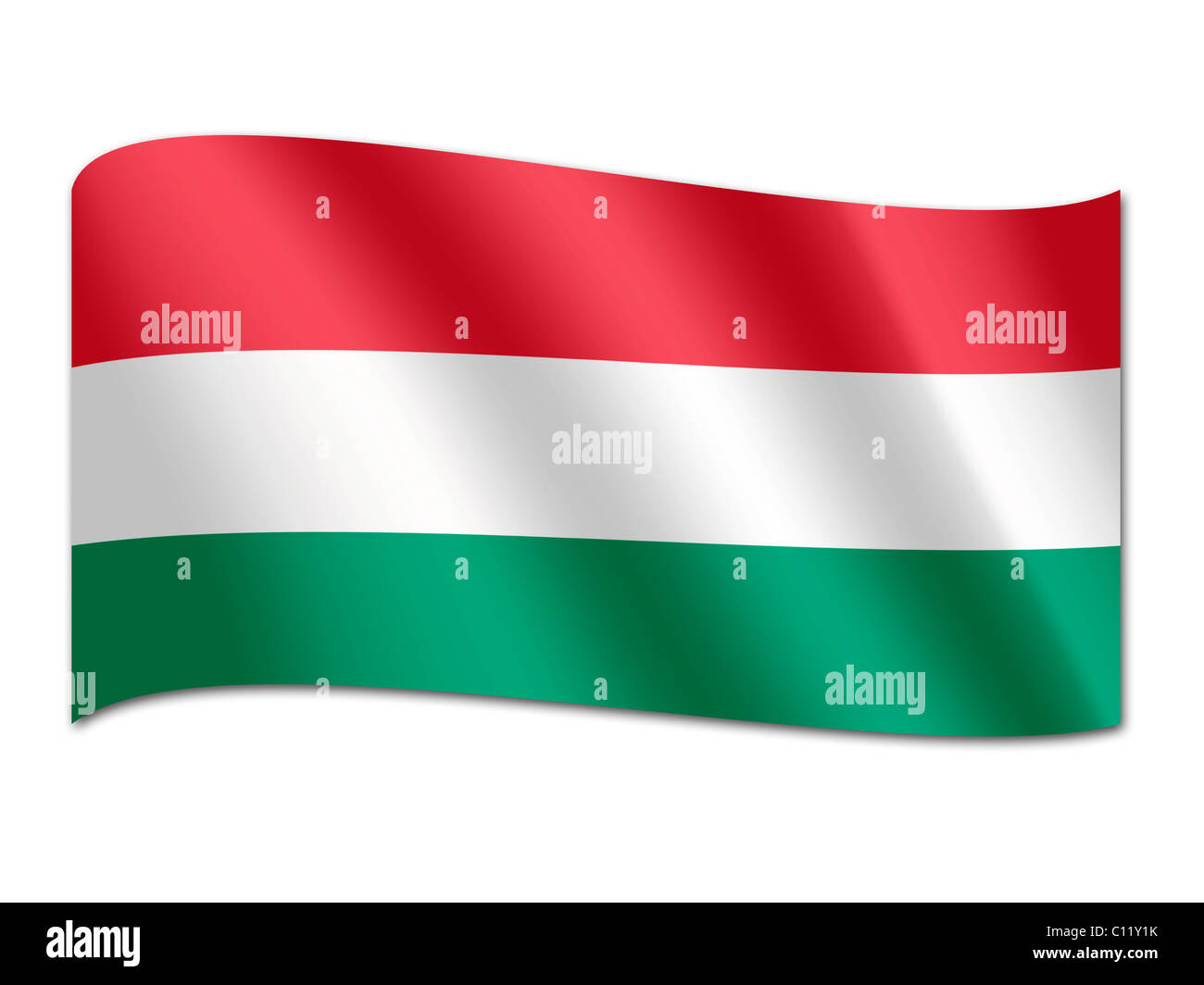 Flag of Hungary Stock Photo - Alamy