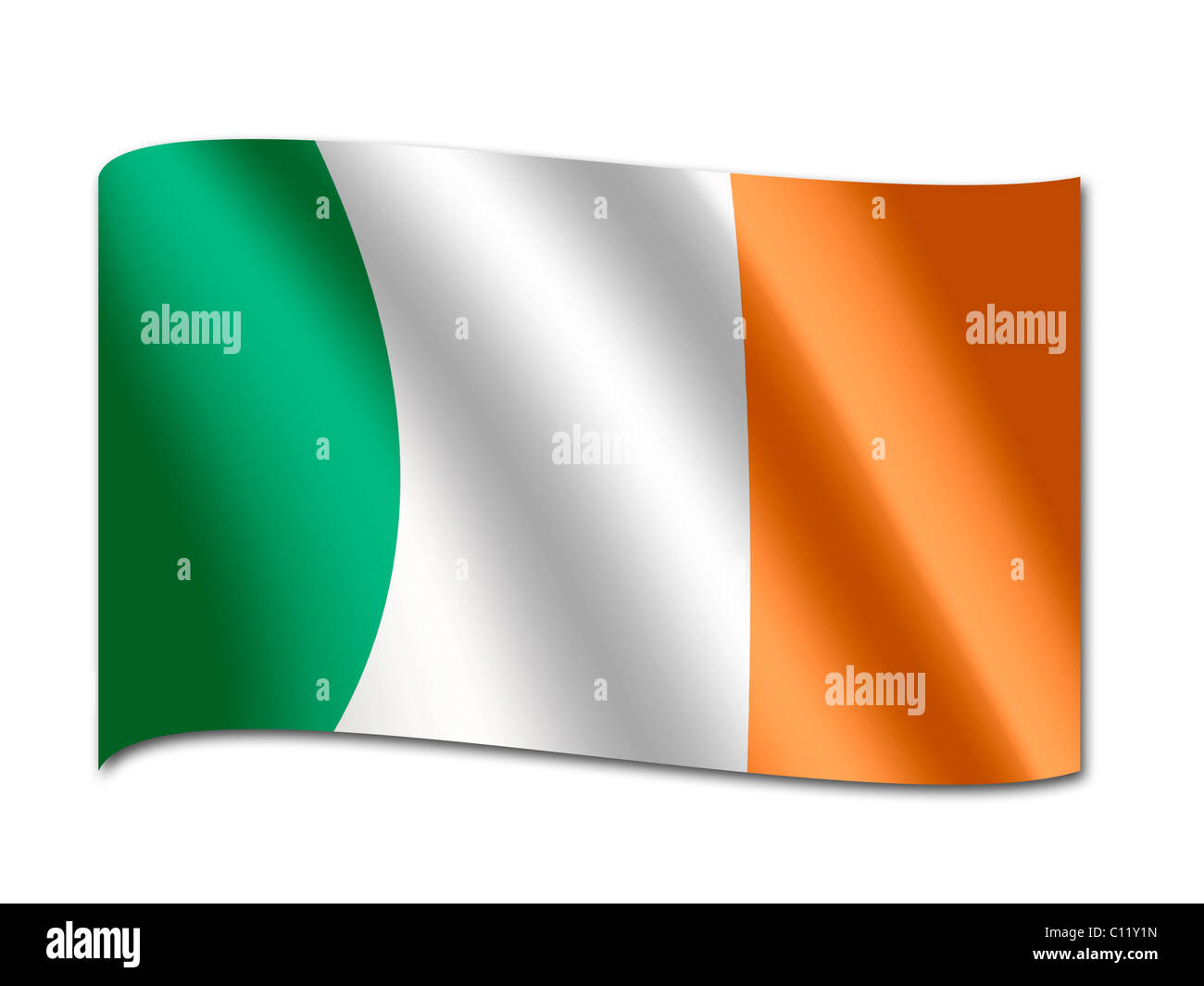 Flag of Ireland Stock Photo - Alamy