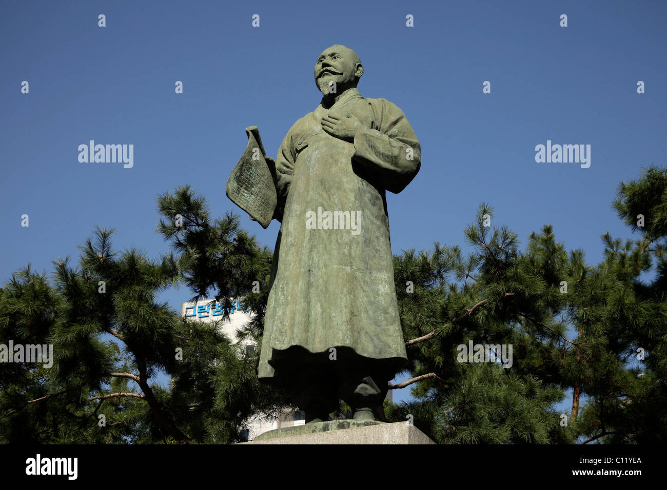 Statue in the Tagpol Park, Seoul, South Korea, Asia Stock Photo - Alamy