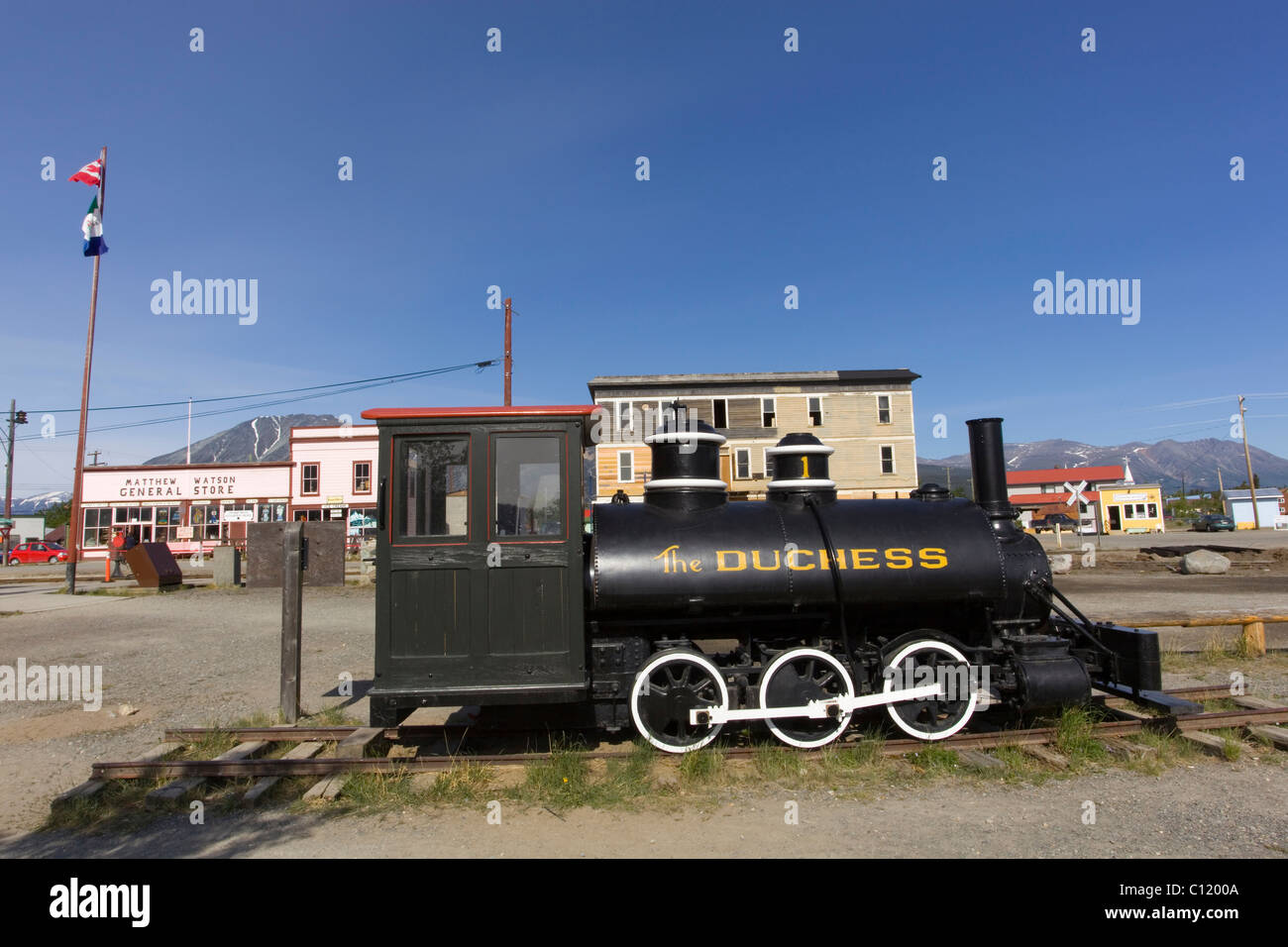Historic steam engine "Duchess" of White Pass and Yukon Route, Matthew ...