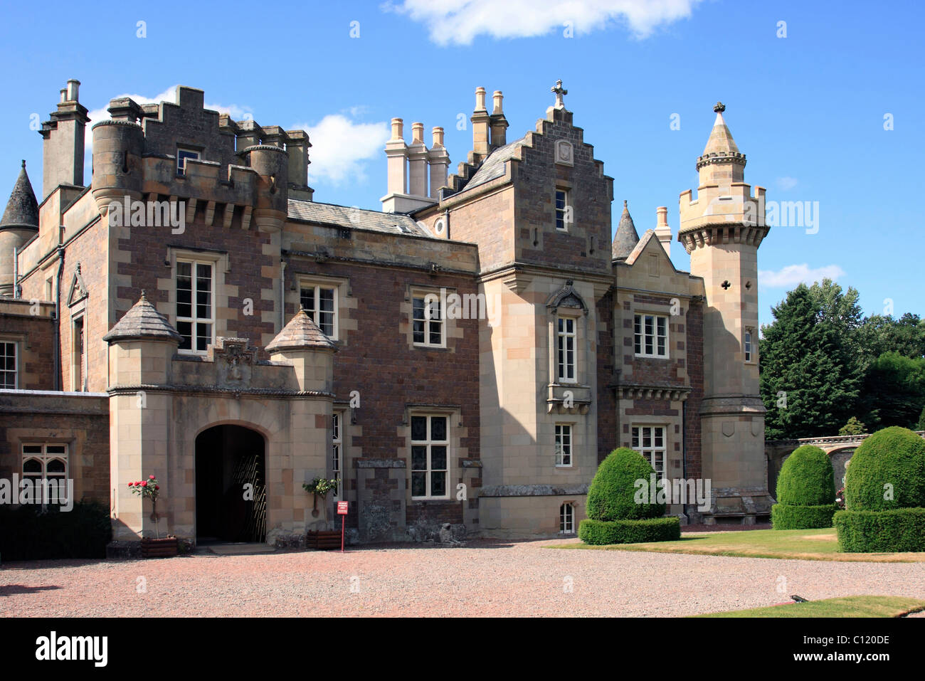 Abbotsford House, home of Sir Walter Scott, Scottish Borders, Scotland ...