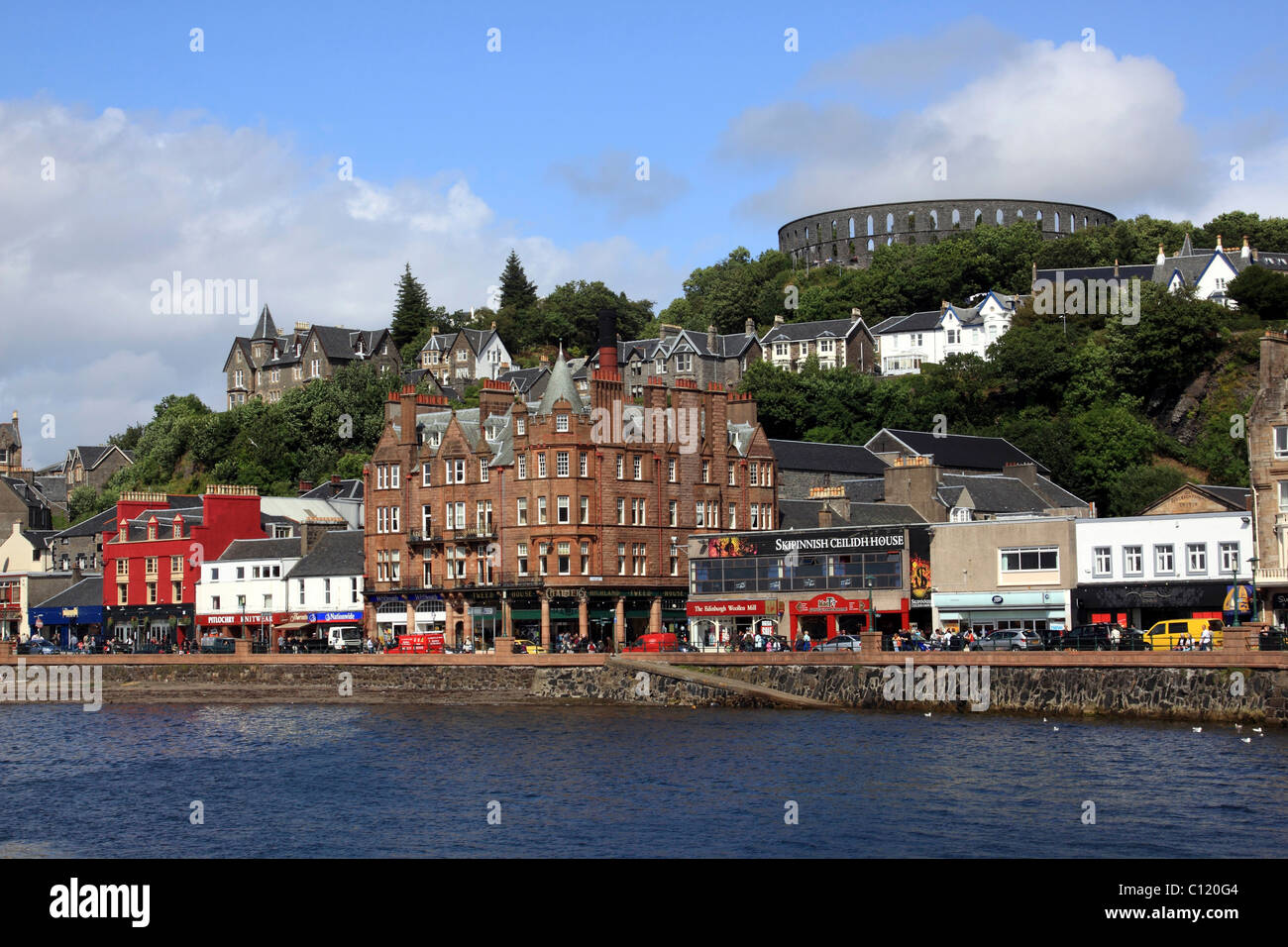 Port oban view maccaigs tower hi-res stock photography and images - Alamy