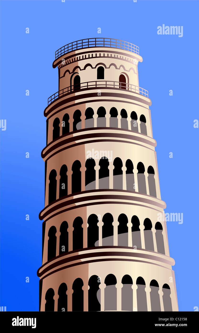 Leaning tower of pizza hi-res stock photography and images - Alamy