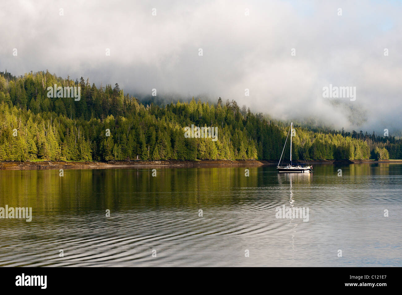 Alaska. Yes Bay in the Cleveland Peninsula region of Southeast Alaska ...
