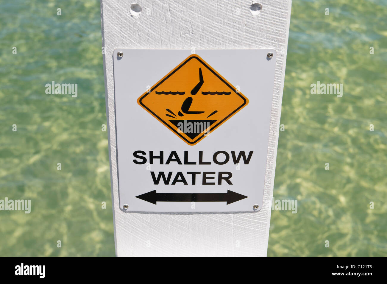 Shallow Water Sign
