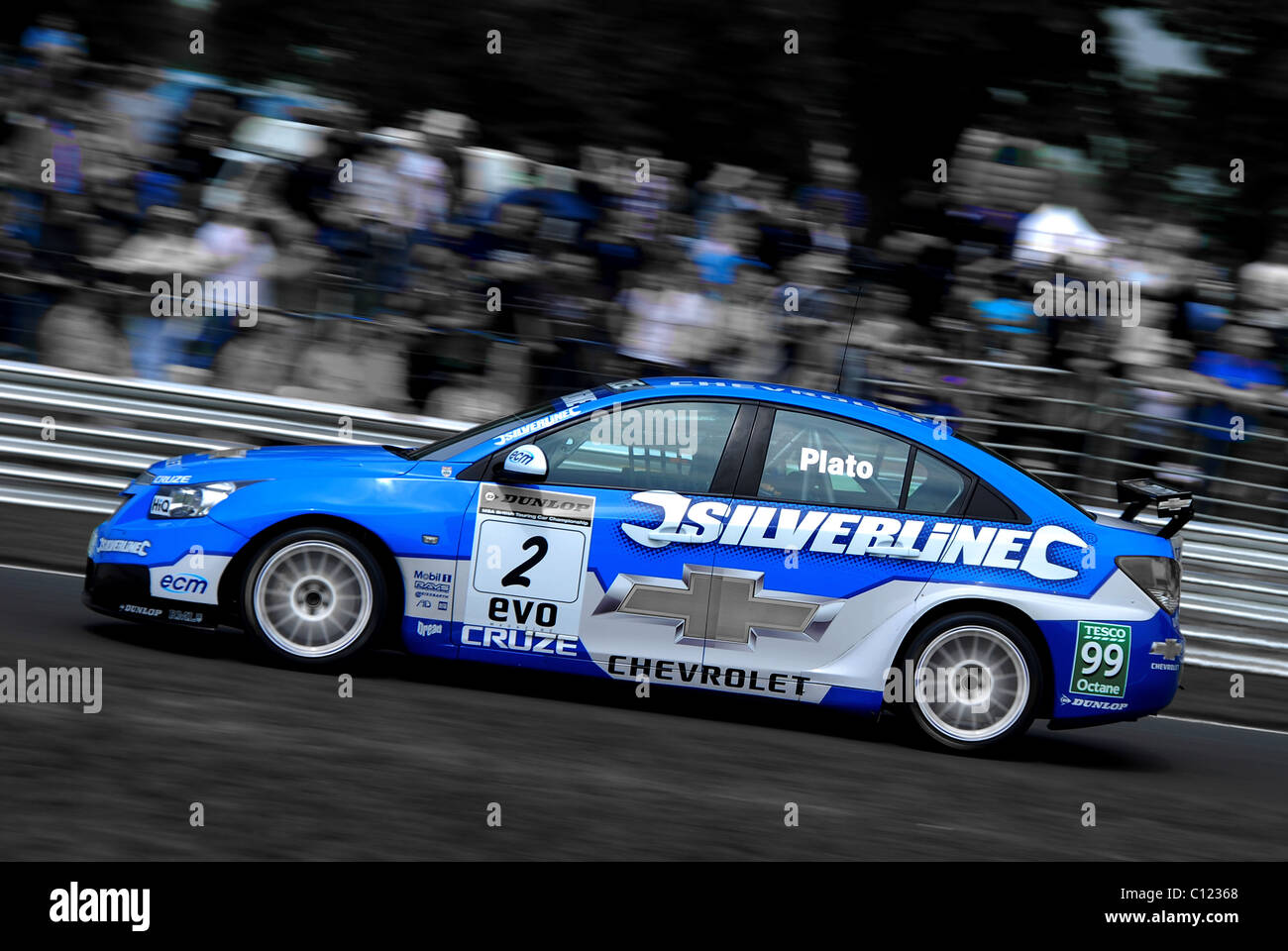 Jason Plato at Oulton Park British Touring Car Championship Stock Photo ...