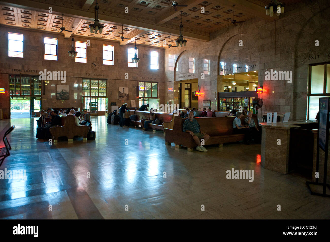 Portland Union Station, railroad station, Portland, Oregon, USA Stock ...