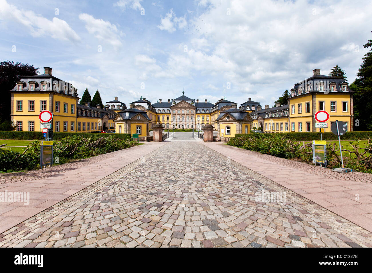 Old Baroque Residenzschloss royal palace, Bad Arolsen, Hesse, Germany ...