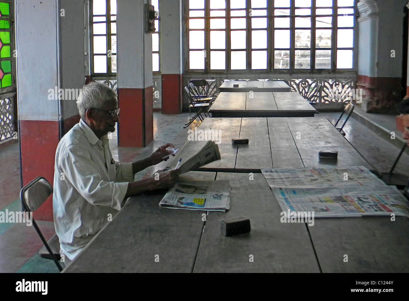 Public library, Puri, Orissa, India Stock Photo - Alamy