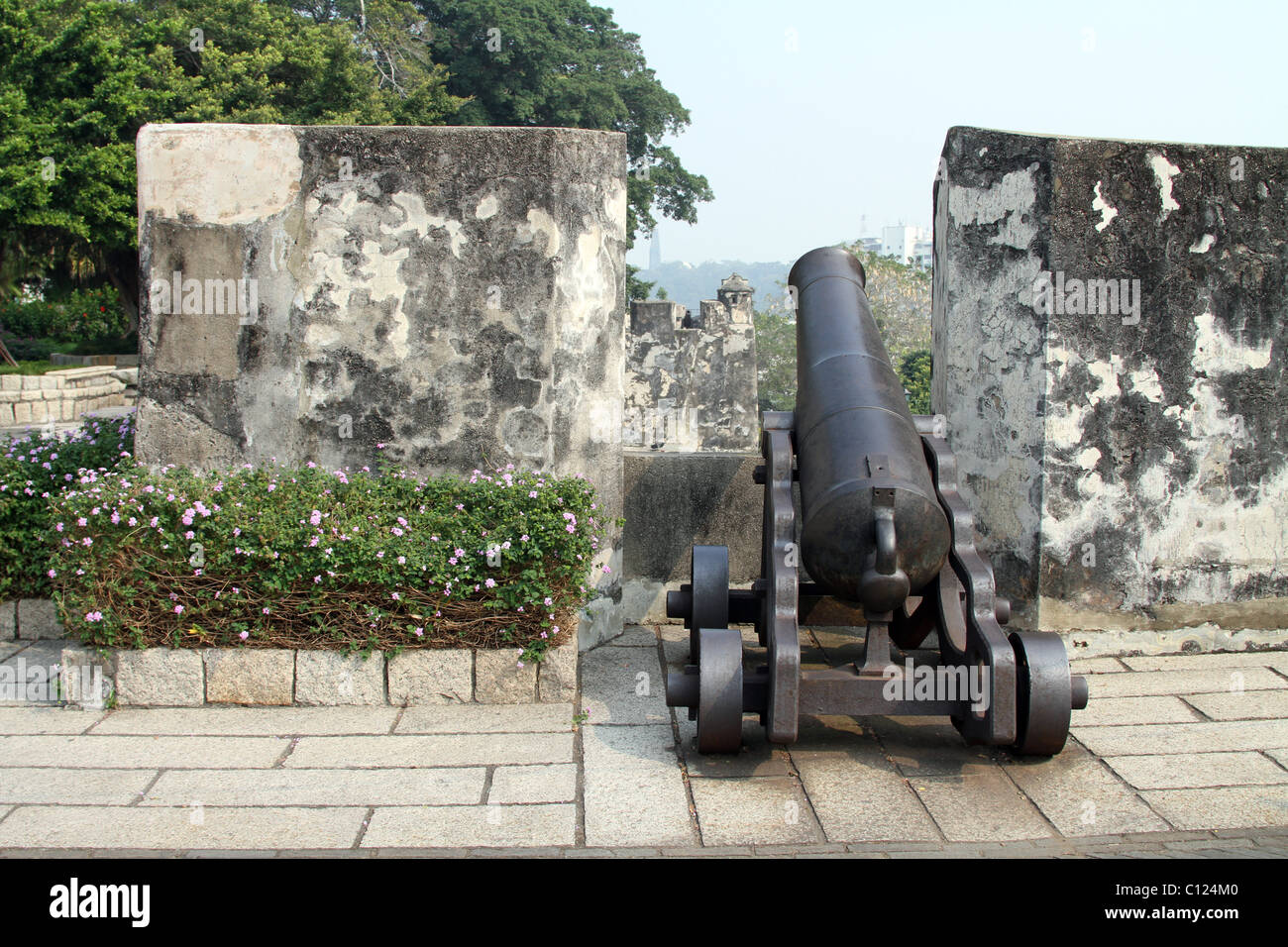 Fortaleza do Monte fort in Macau, China Stock Photo - Alamy