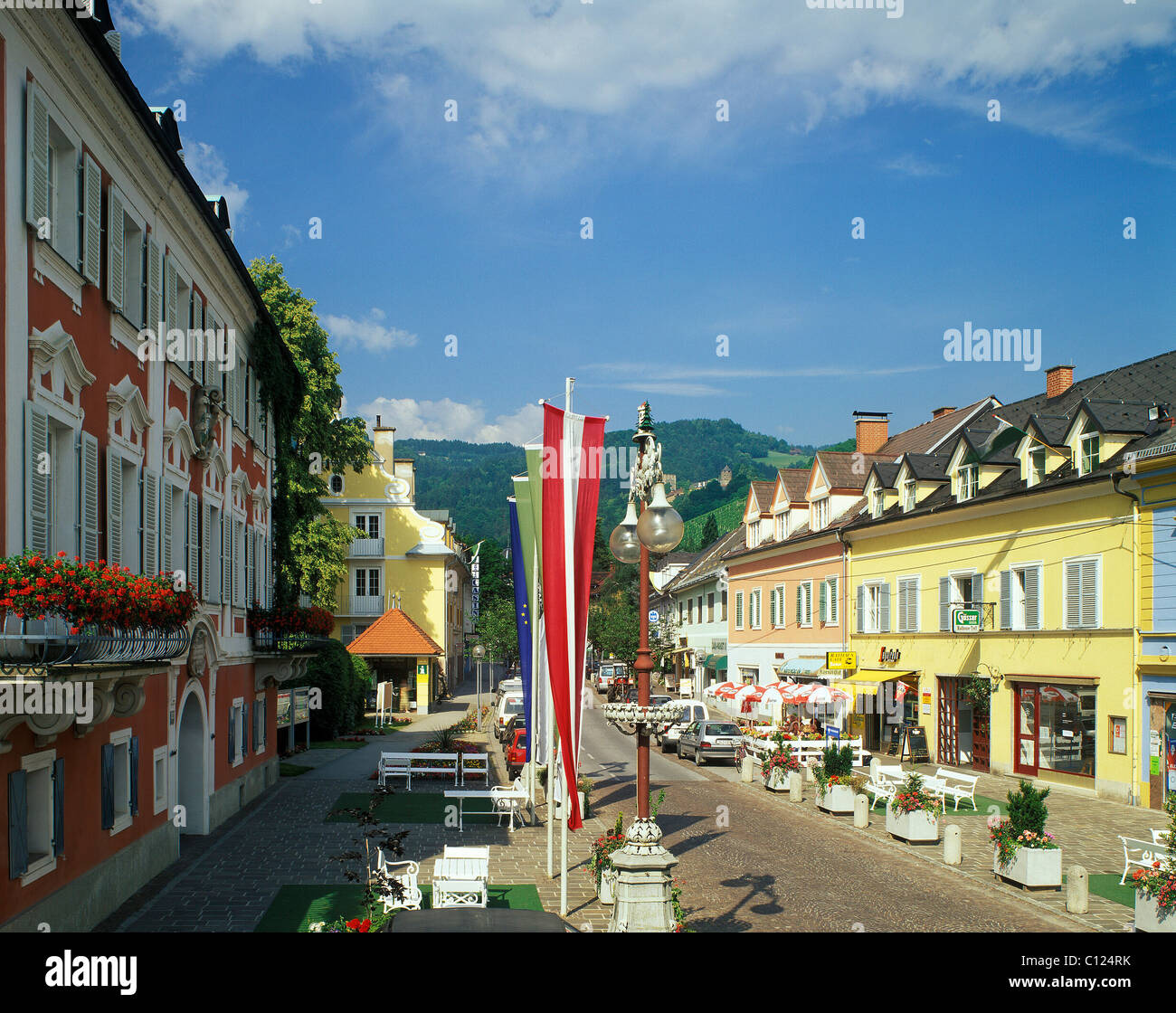 Town square Deutschlandsberg, Stryria, Austria, Europe Stock Photo - Alamy