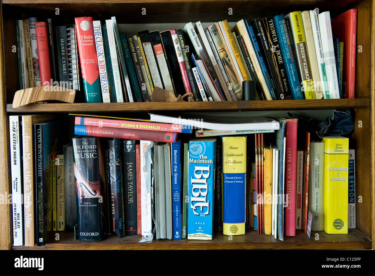 Language books on a shelf hi-res stock photography and images - Alamy
