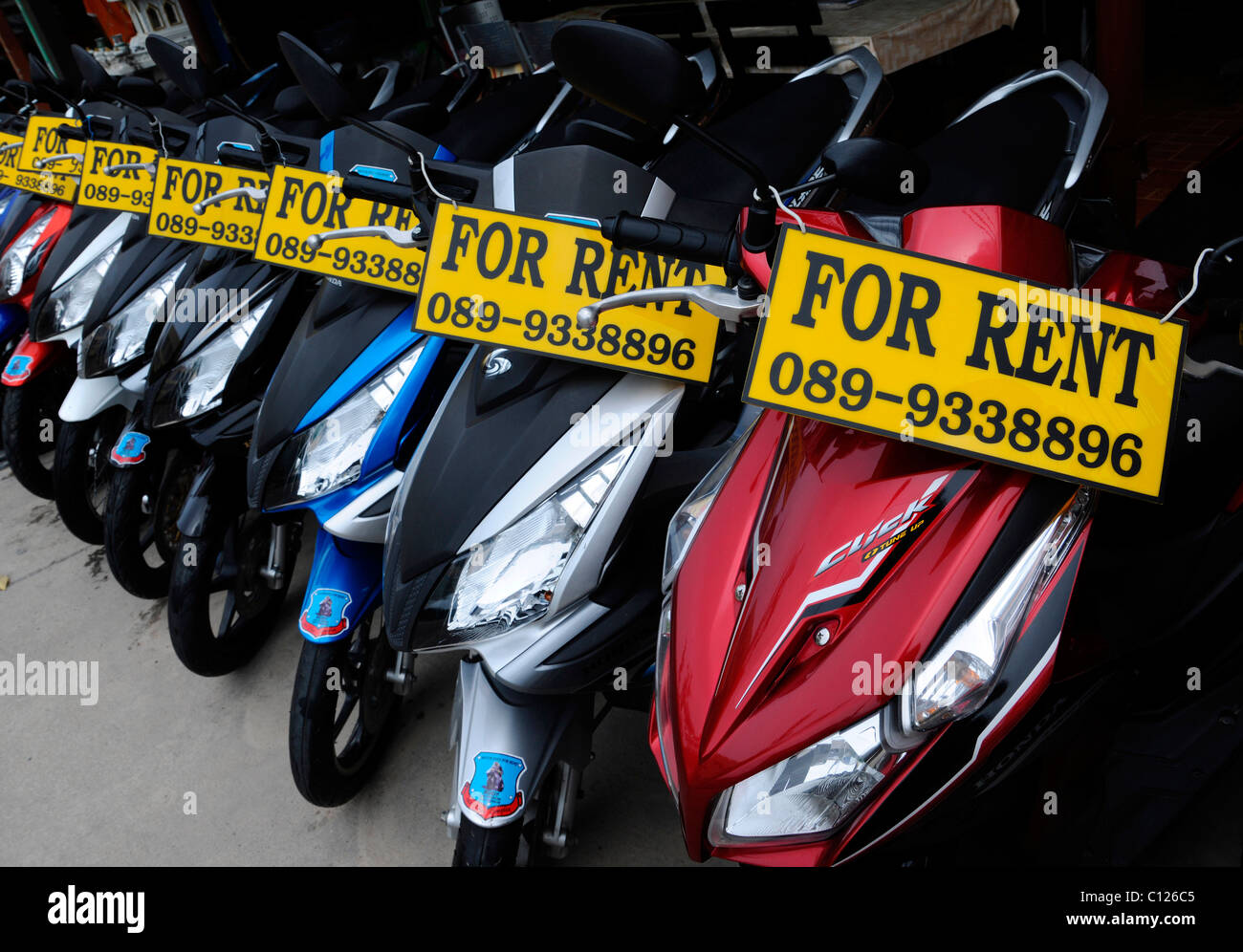 Rent numbers hi-res stock photography and images - Alamy