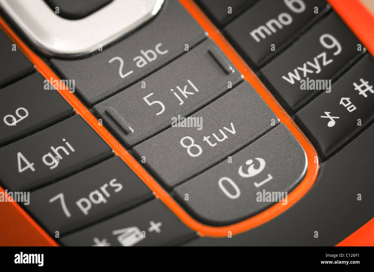 close up of a cell phone keyboard Stock Photo - Alamy