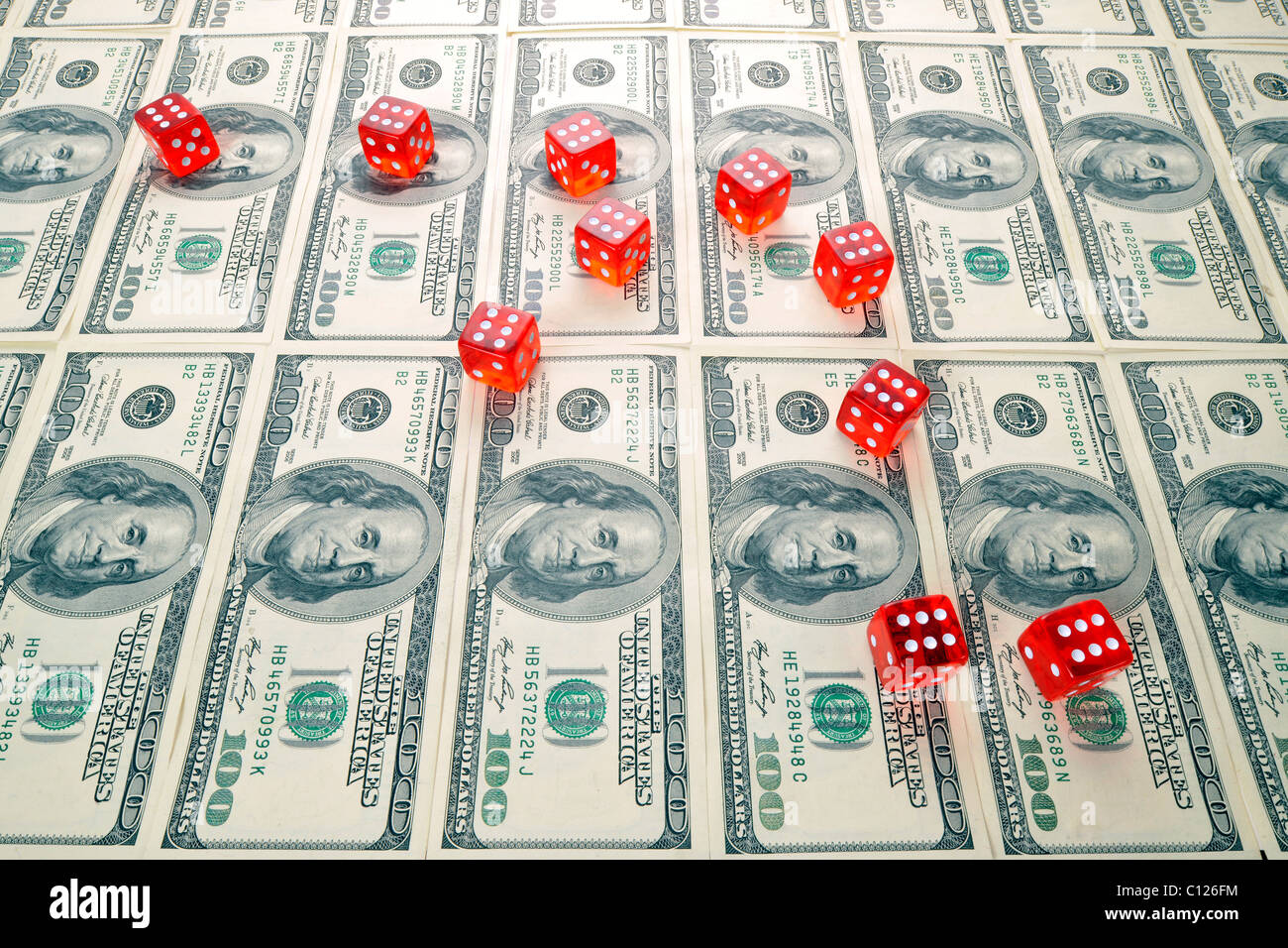 Dice and money hi-res stock photography and images - Alamy