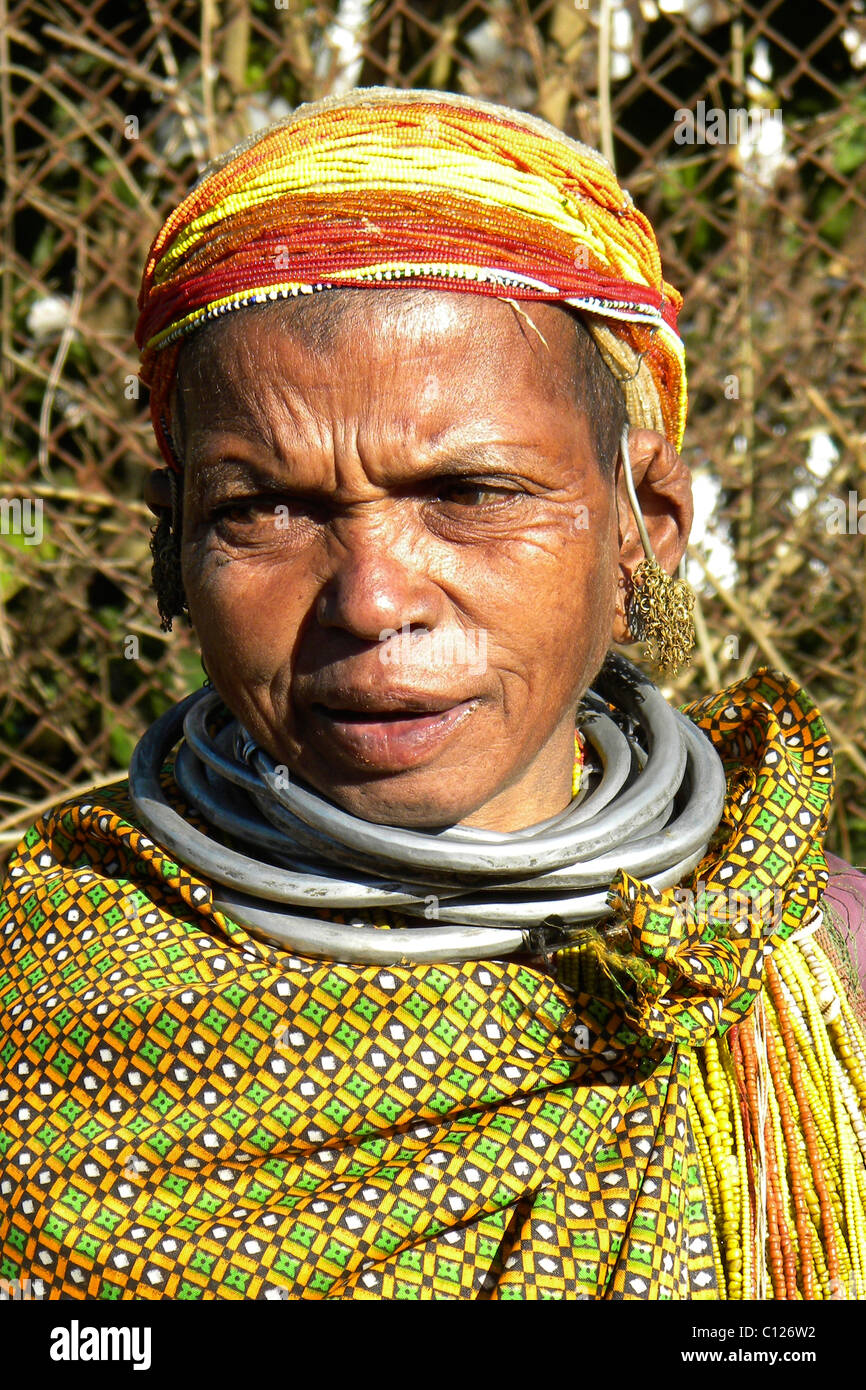 Bonda tribe orissa hi-res stock photography and images - Alamy