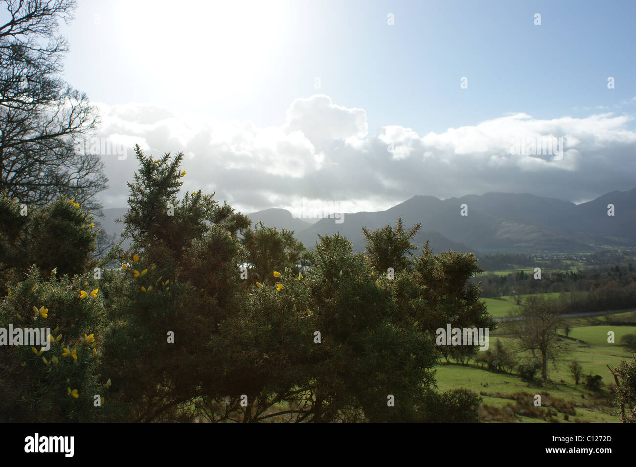 Lakeland Hills in the Sunshine Stock Photo - Alamy