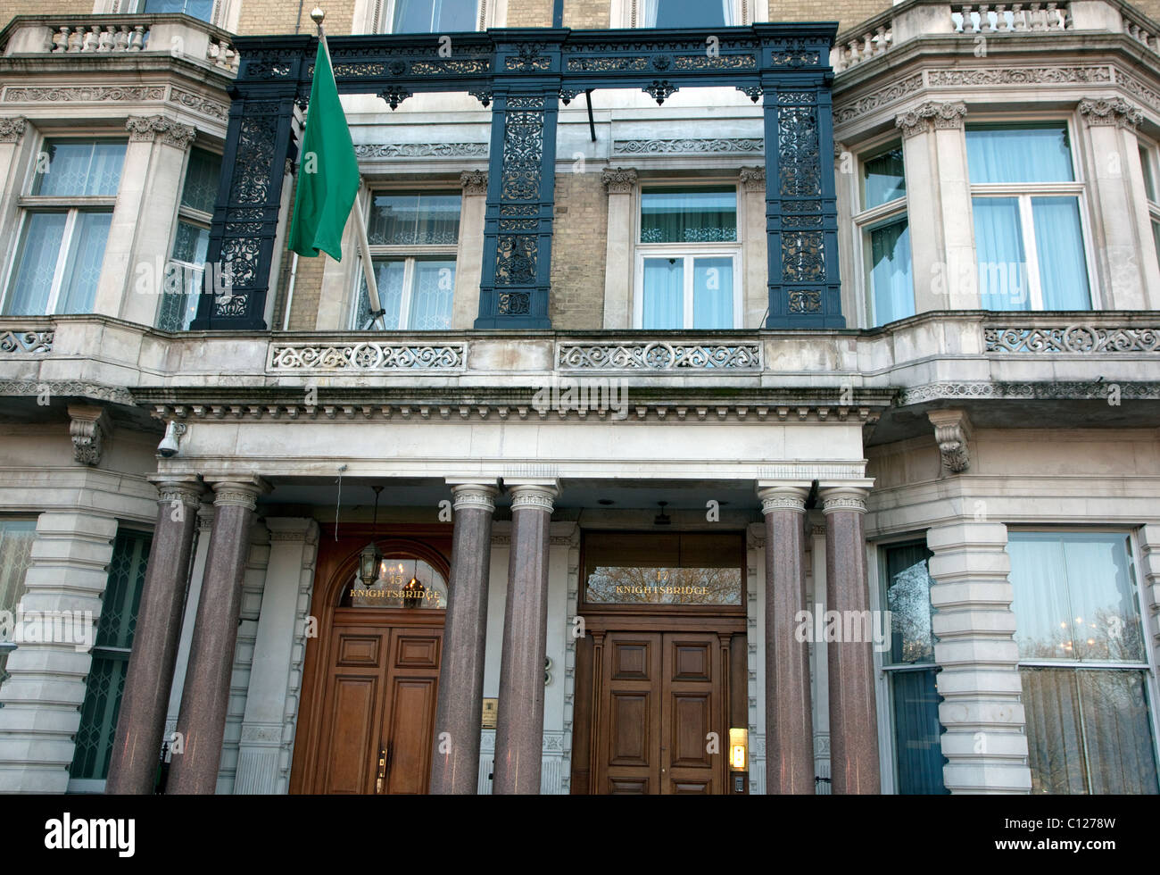 Libyan Embassy, Knightsbridge, London Stock Photo - Alamy