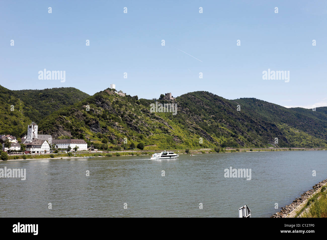 Burg Sterrenberg castle and Burg Liebenstein castle, Middle Rhine ...