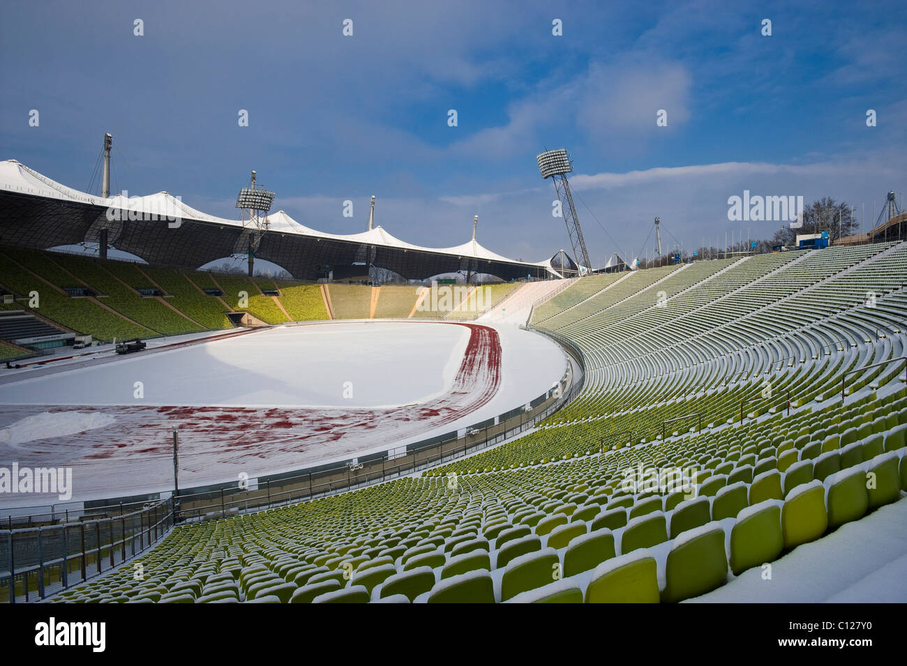 Olympic Stadium, Olympic Park, Munich, Bavaria, Germany, Europe Stock ...
