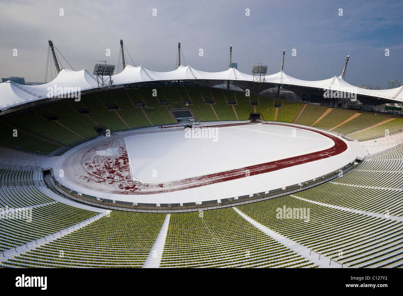 Olympic Stadium, Olympic Park, Munich, Bavaria, Germany, Europe Stock ...