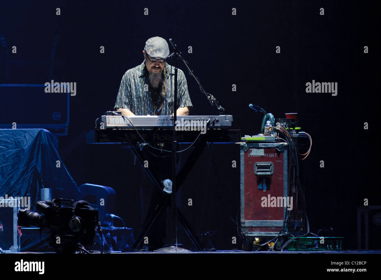 Steve Berlin performs at Power Band Pavilion in Sacramento CA Stock ...