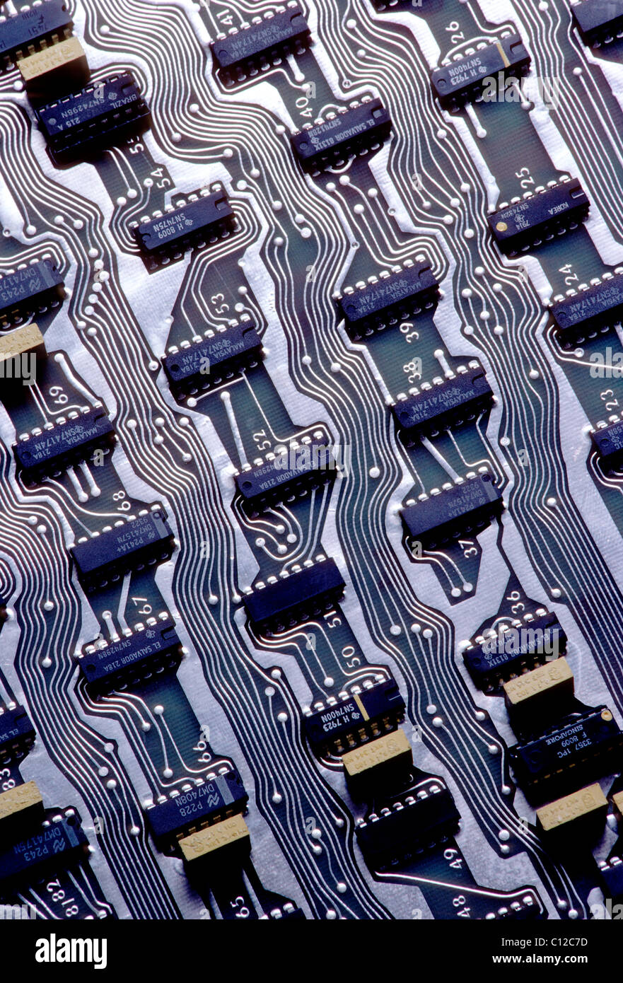 Close-up of a computer circuit board Stock Photo - Alamy