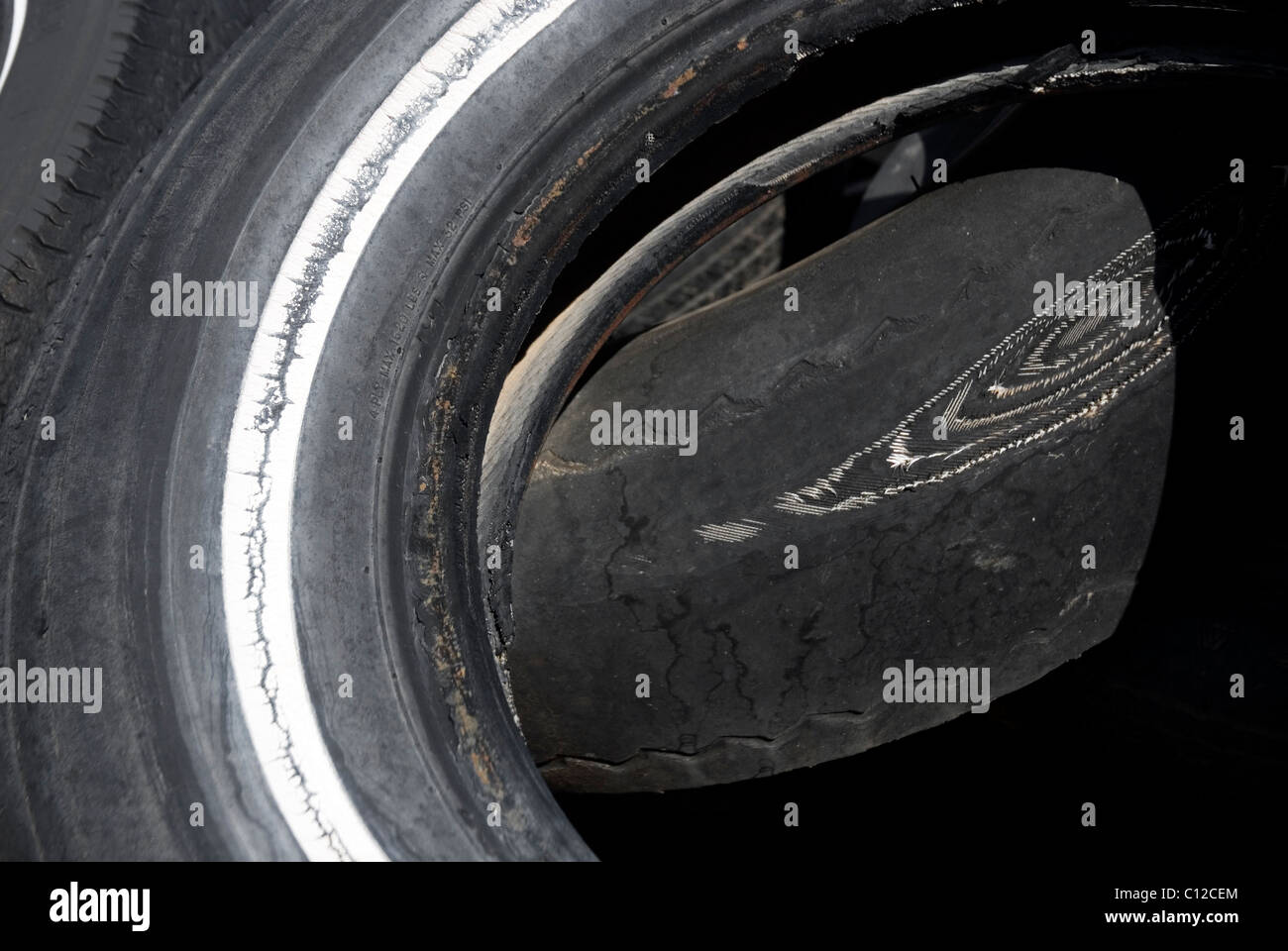 Worn tires hi-res stock photography and images - Alamy