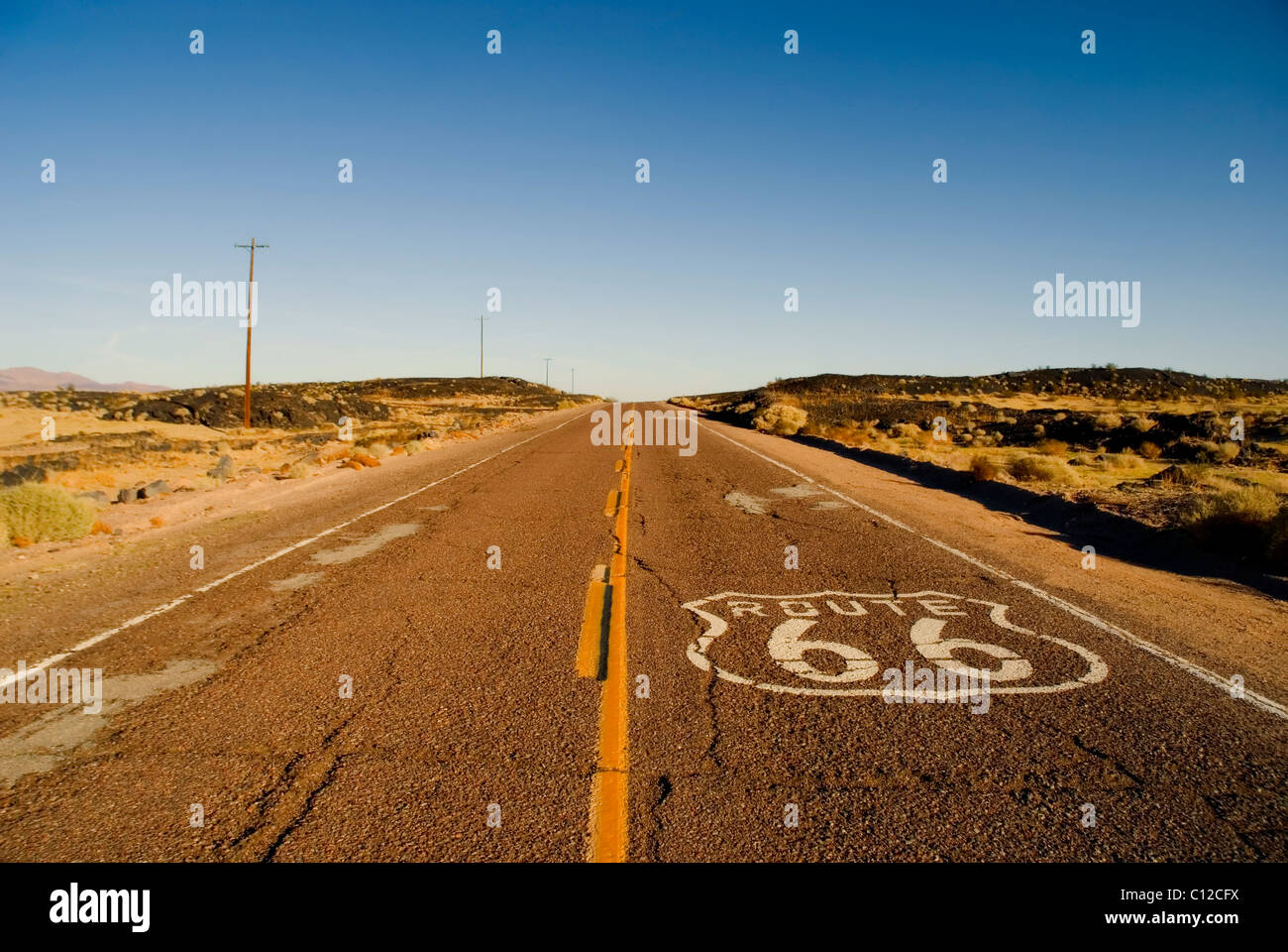 Historic Route 66 Stock Photo - Alamy