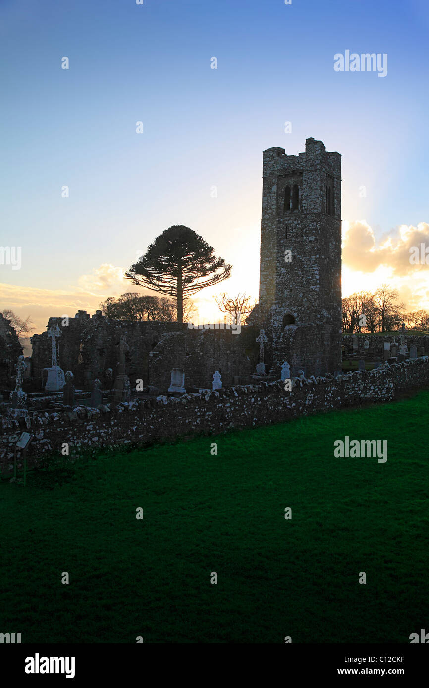 Slane Abbey Co. Meath Ireland Stock Photo - Alamy