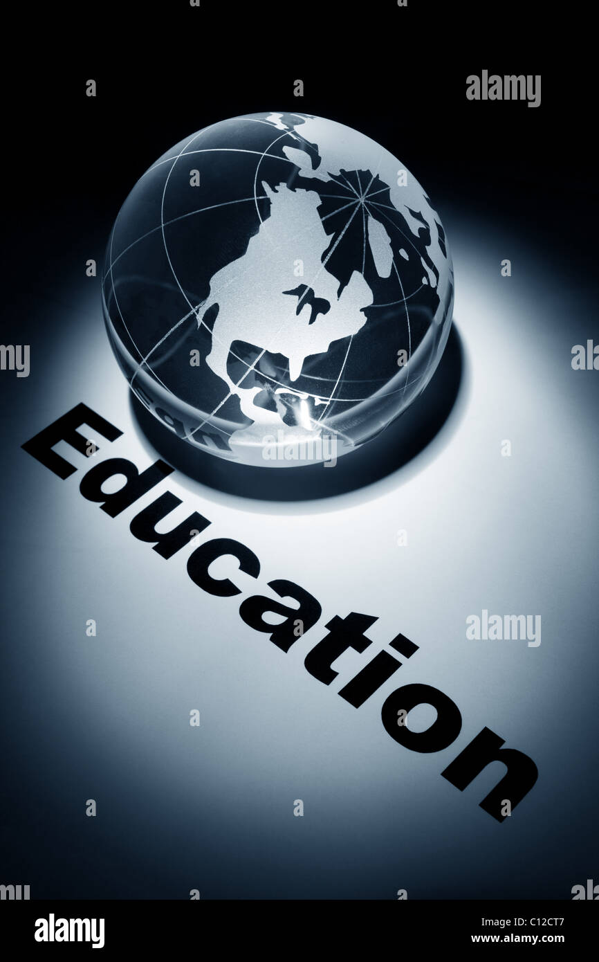 Global education map hi-res stock photography and images - Alamy