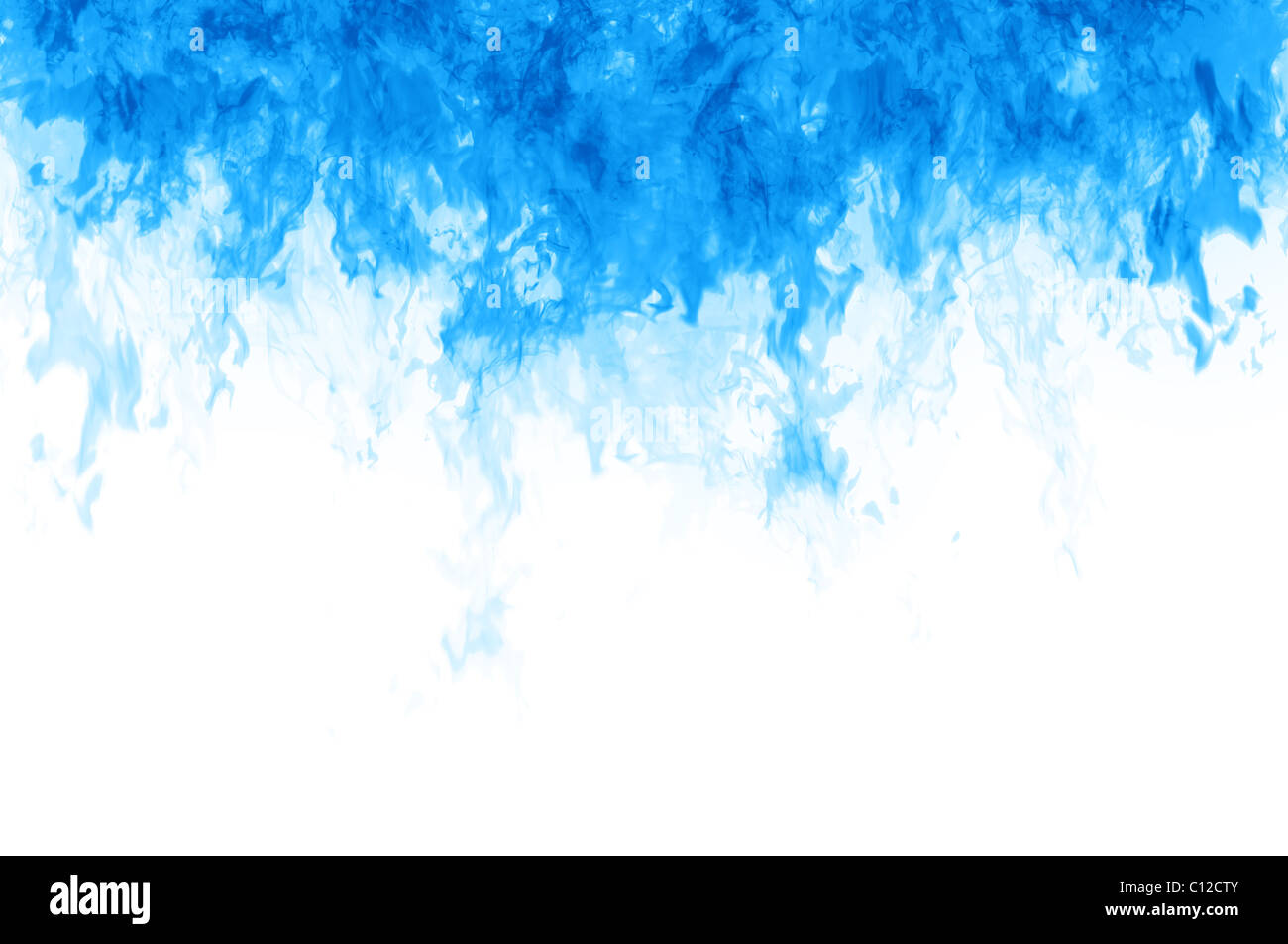 Abstract background of blue washing into white Stock Photo - Alamy